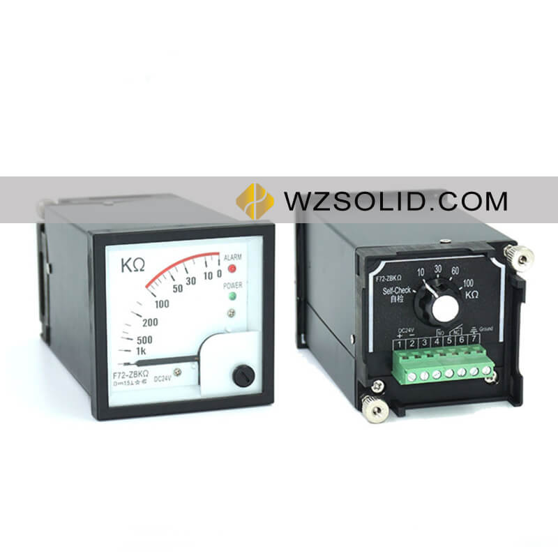 F72-ZBKΩ DC Insulation Meter DC24V F96-ZBKΩ F72-ZBMΩ DC Insulation ...